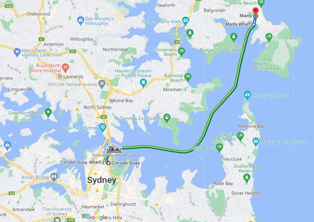 Sydney to Manly Ferry - Circular Quay to Manly Beach - Triprovider